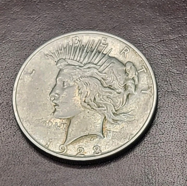 Peace Silver Dollars - SF and D Mints - Years 1922 - 1927 - Circulated ...