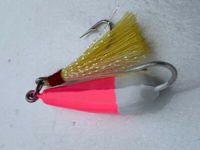 5 Pack Pompano Goofy Silly Jigs w/ Teaser 3/4oz Pre-ringed Color ...