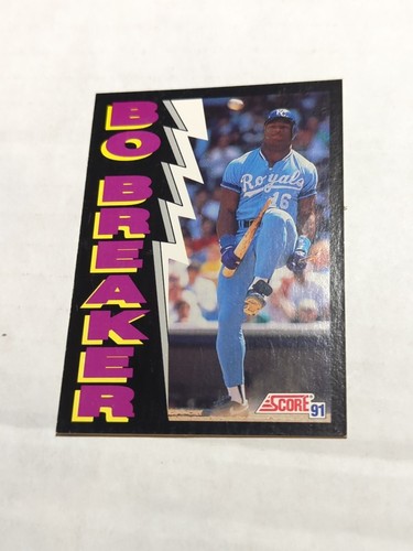 1991 Score 'Bo Breaker' #773 Bo Jackson | Kansas City Royals | Auburn ...