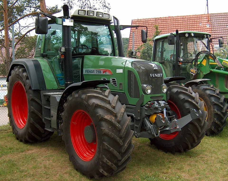 Replacement Decal Set fits Fendt 718 Vario TMS Tractor – Red Sticker ...