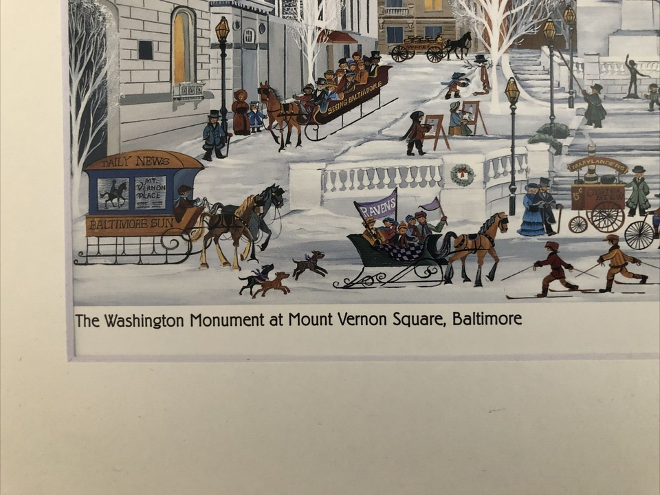 "The Washington Monument at Mount Vernon Square, Baltimore" - Carol ...