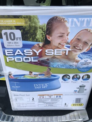 INTEX 10X30 Easy Set Above Ground Swimming Pool W/ Filter Pump 28121AL ...