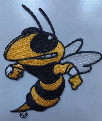 Georgia Tech patch bee yellow jackets GA Tech bee patch iron or sew on ...