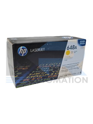NEW SEALED HP CE262A Laserjet 648A Yellow Toner Print Cartridge | eBay
