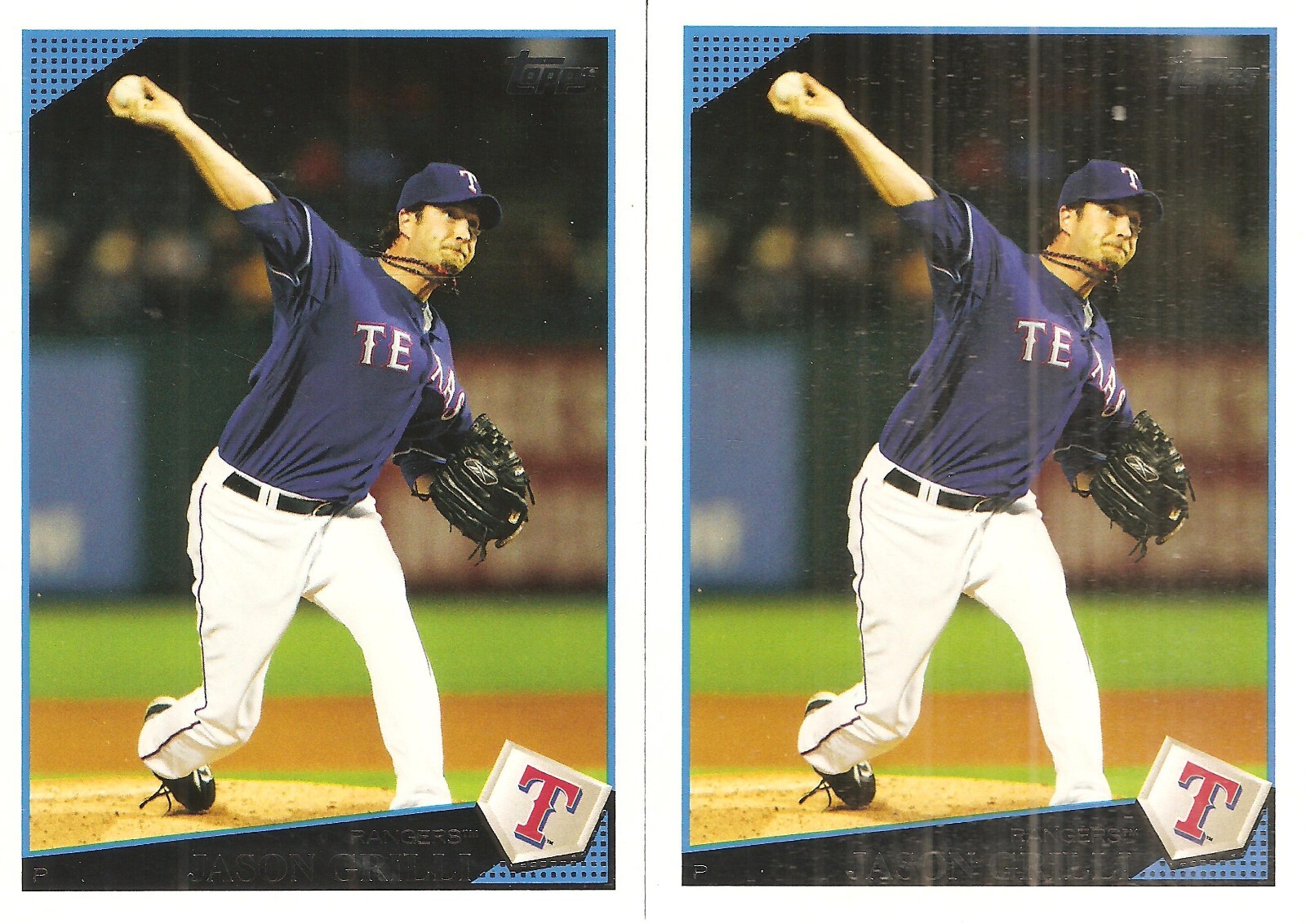 2 CARD BASEBALL CARD LOT OF JASON GRILLI 988 | eBay