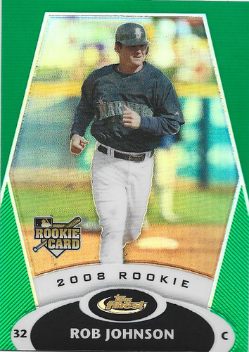 2008 Topps Finest #146 Green Refractor /199 Rob Johnson Seattle ...