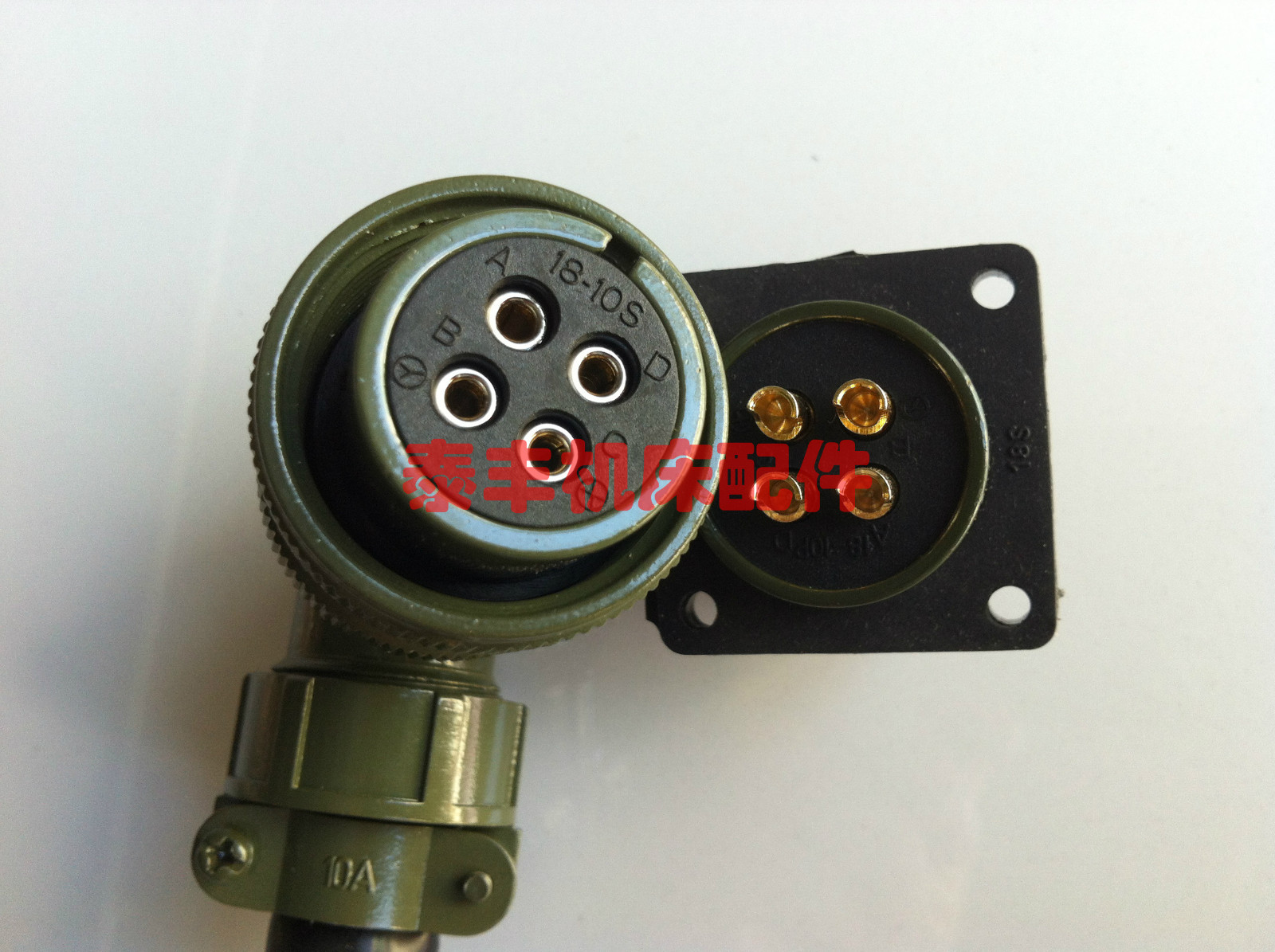 NEW Power line Plug For FANUC MS3108A 18-10S 60 days warranty #HJ48 YD ...