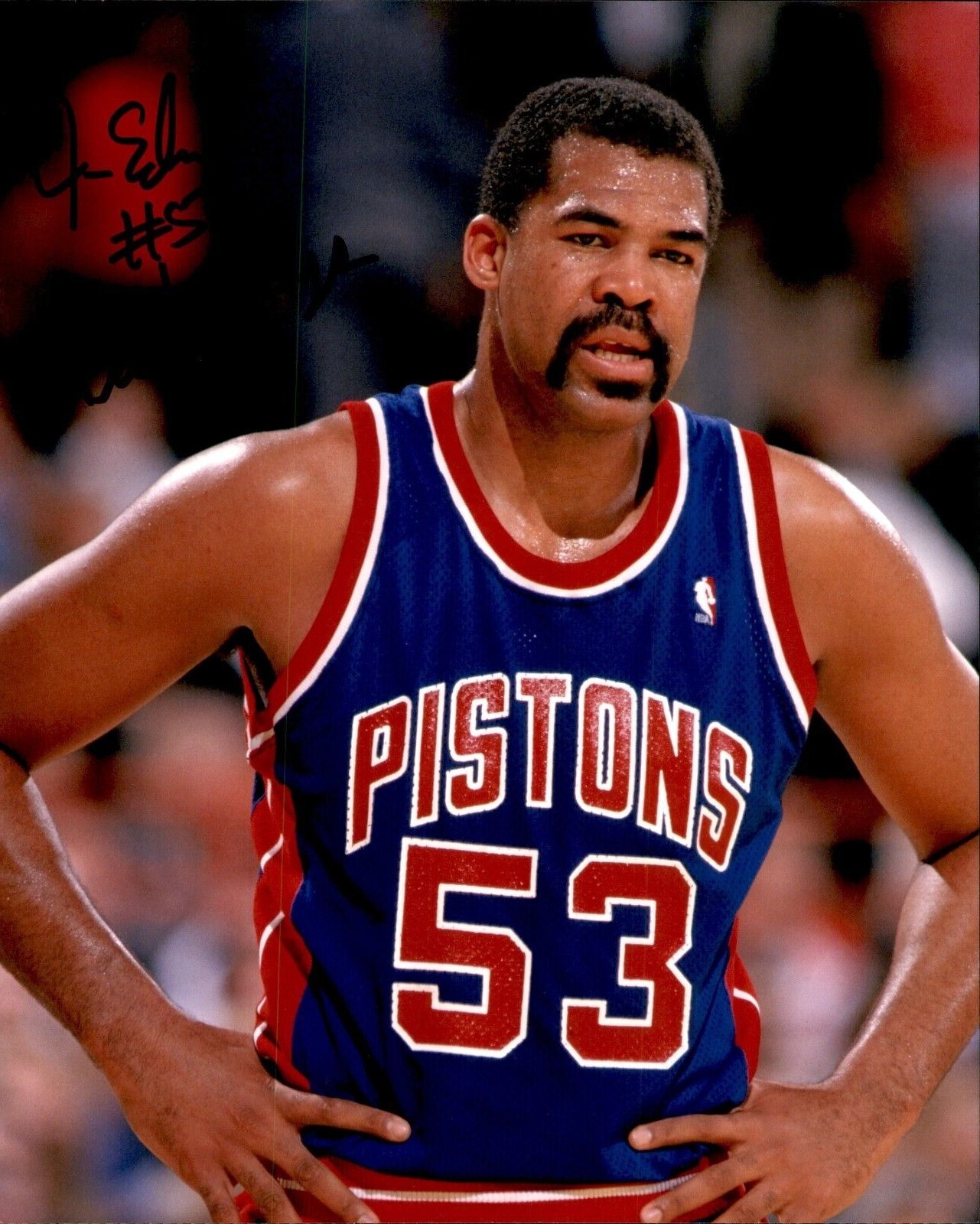 James "Buddha" Edwards Signed & Inscribed Detroit Pistons 8x10 Photo | eBay