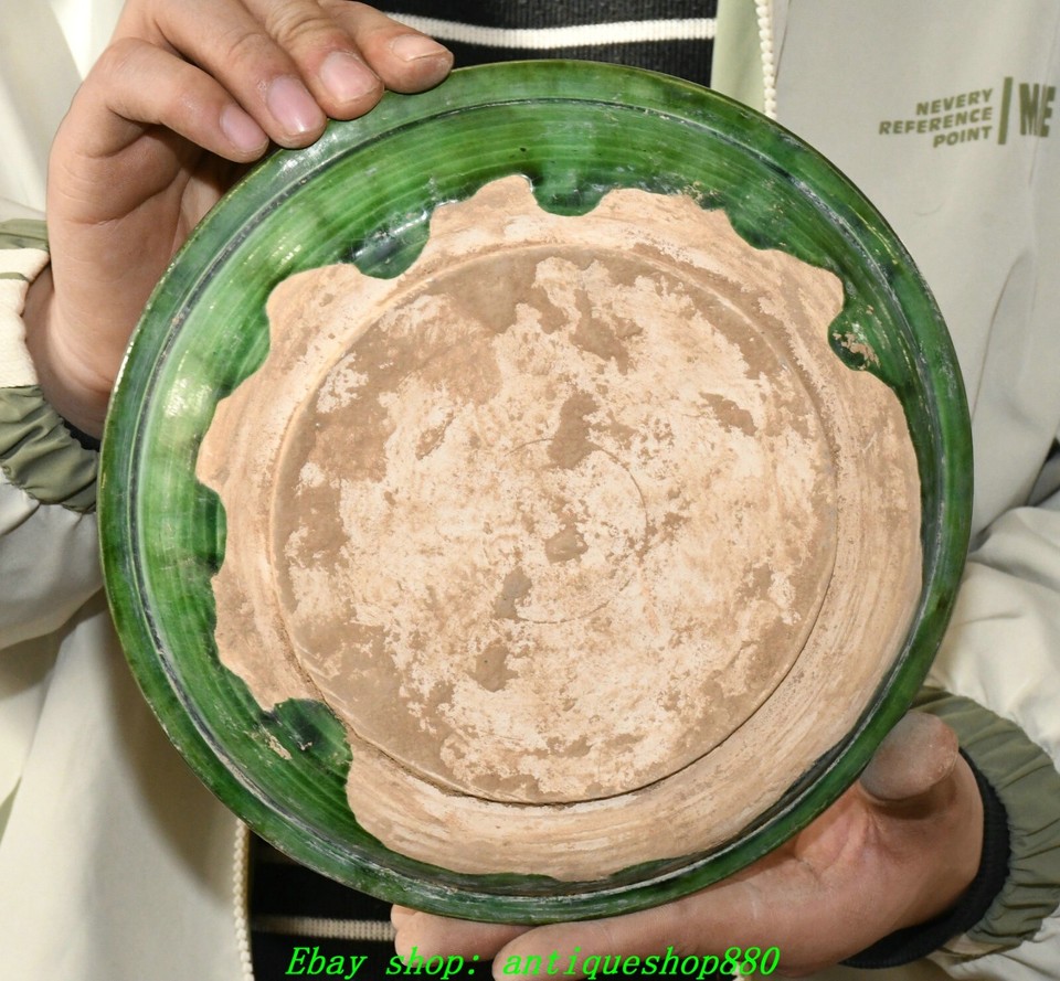 9''Old Chinese Tang Sancai Porcelain Dynasty Palace Pen Wash Tray Dish ...