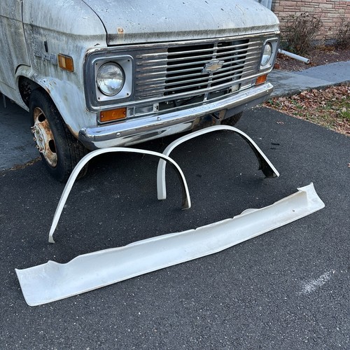 1971-1977 Chevy GMC Van Fiberglass 3pc Front Flare G10 G20 G30 Vandura ...