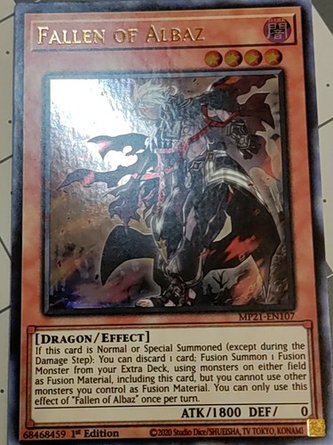 Fallen Of Albaz *Ultra Rare* MP21-EN107 1st Edition NM | eBay