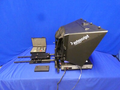 Autoscript LED17+TFT Teleprompter w/Hood, Tally+ w/cable and remote, 1 ...