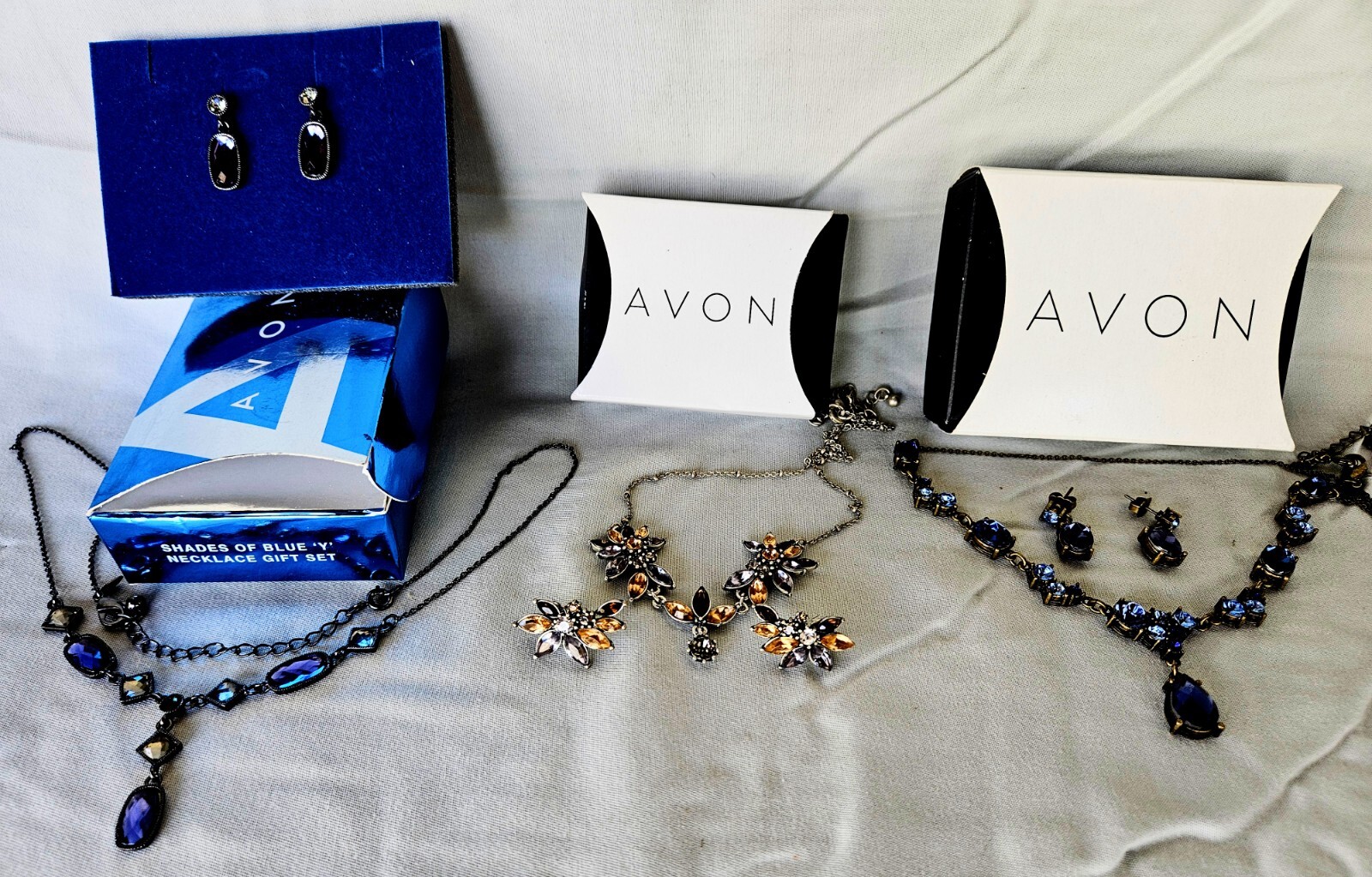 Avon Sparkling Floral, After Dark & Shades Of Blue Ne… - Gem