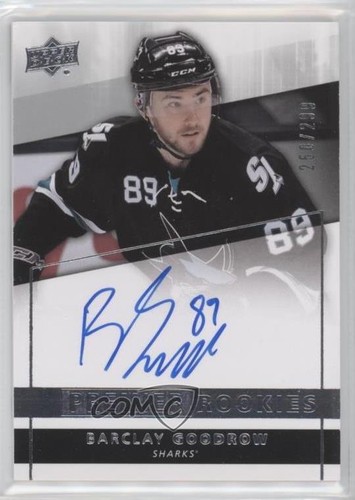 2014-15 Upper Deck Premier Rookie Auto /299 Barclay Goodrow #79 Rookie ...