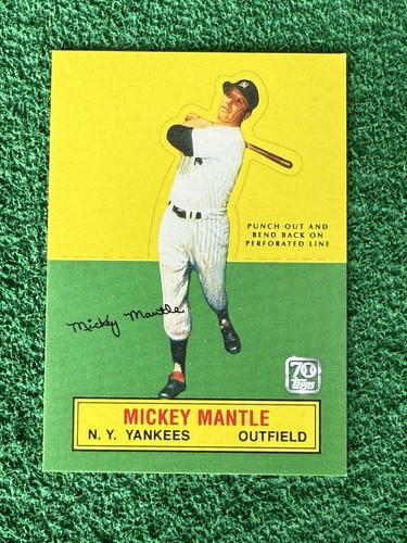 2021 Topps x Mickey Mantle Punch Out Mickey Mantle #33 | eBay