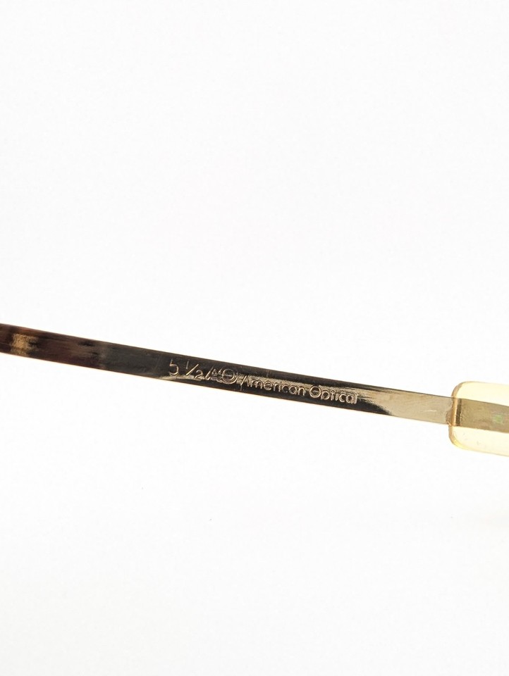 American Optical Eyeglasses Frames Only, 5 1/2 AO, Gold | eBay