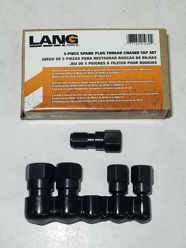 Lang 5pc Specialty Spark Plug & NOx Sensor Re-threader Socket Set #1030 ...