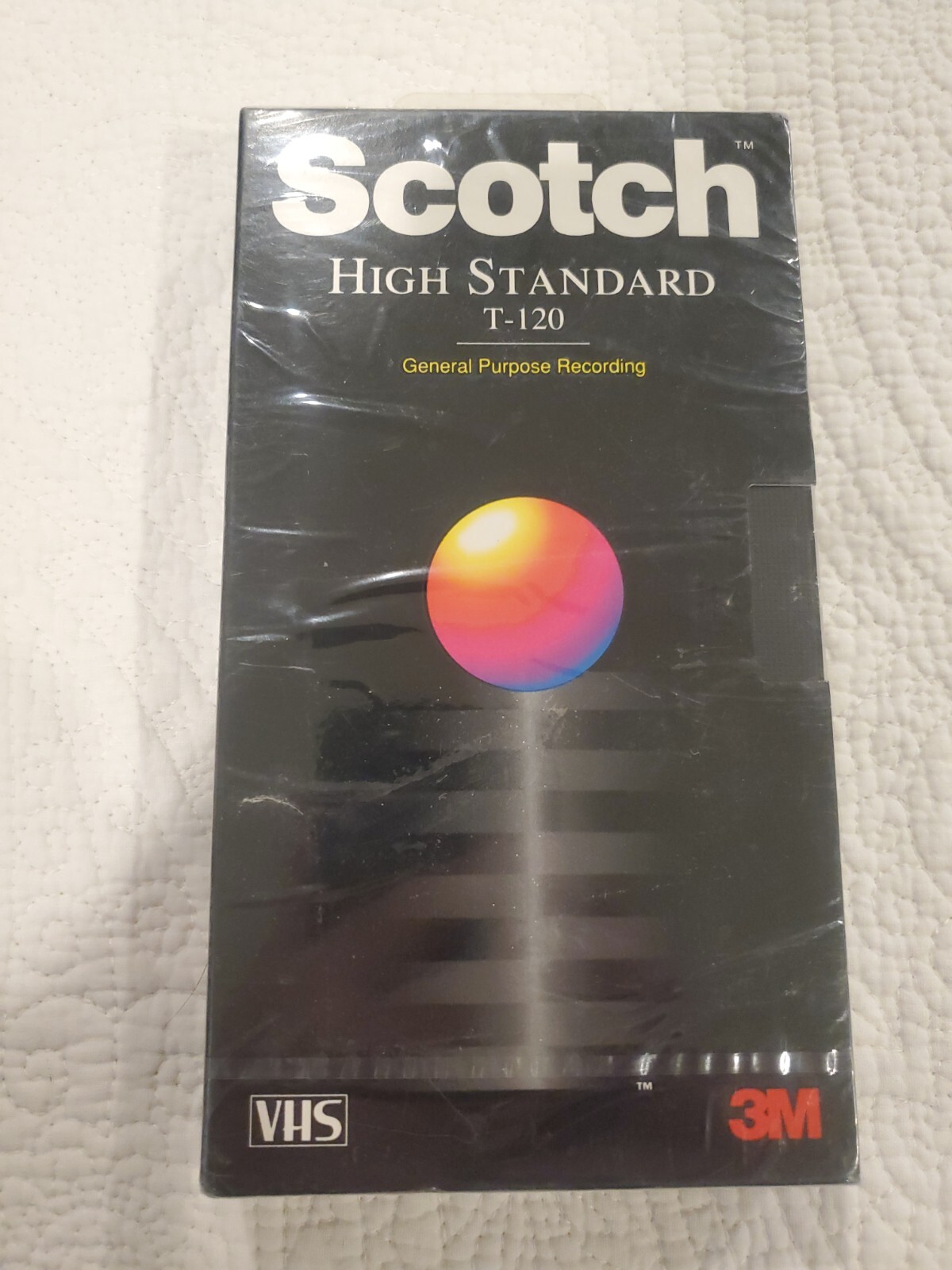 Scotch VHS Videocassette Blank Tape High Standard T-120 - New & Sealed ...