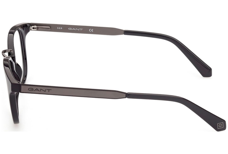 GANT GA3215 001 Shiny Black Plastic Optical Eyeglasses Frame 49-21-145 ...