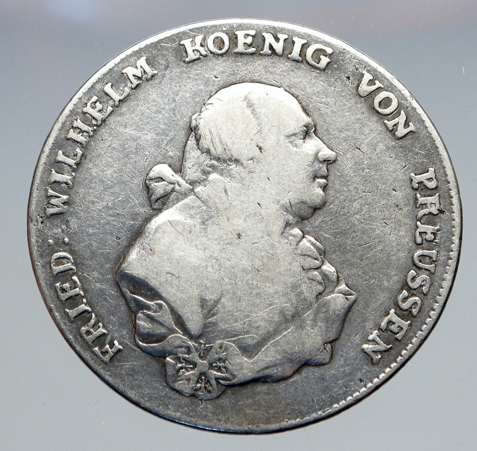 1794 PRUSSIA KINGDOM Germany WILHELM II Genuine Silver Thaler German ...