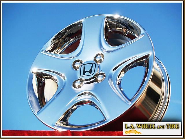 SET OF 4 CHROME 15" OEM WHEELS RIMS FOR HONDA CIVIC ACCORD DEL SOL ...