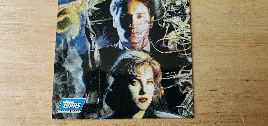 X Files Promo Trading Card P5 1995 Topps Mulder and Scully Anderson ...