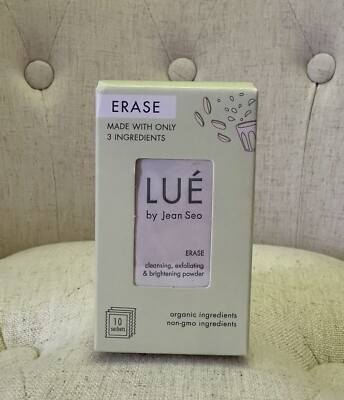 NEW Lue Jean Set Erase Cleansing Exfoliating Brightening Powder 10 ...