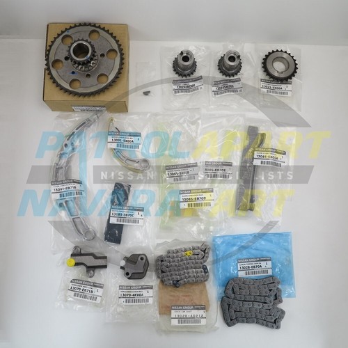 Genuine Nissan Navara Spanish D40 VSK YD25 Timing Chain Kit 2010 ...