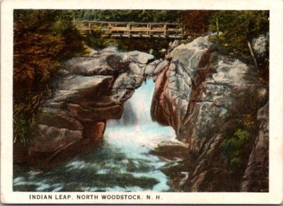 Indian Leap North Woodstock NH MINI Postcard Unused | eBay