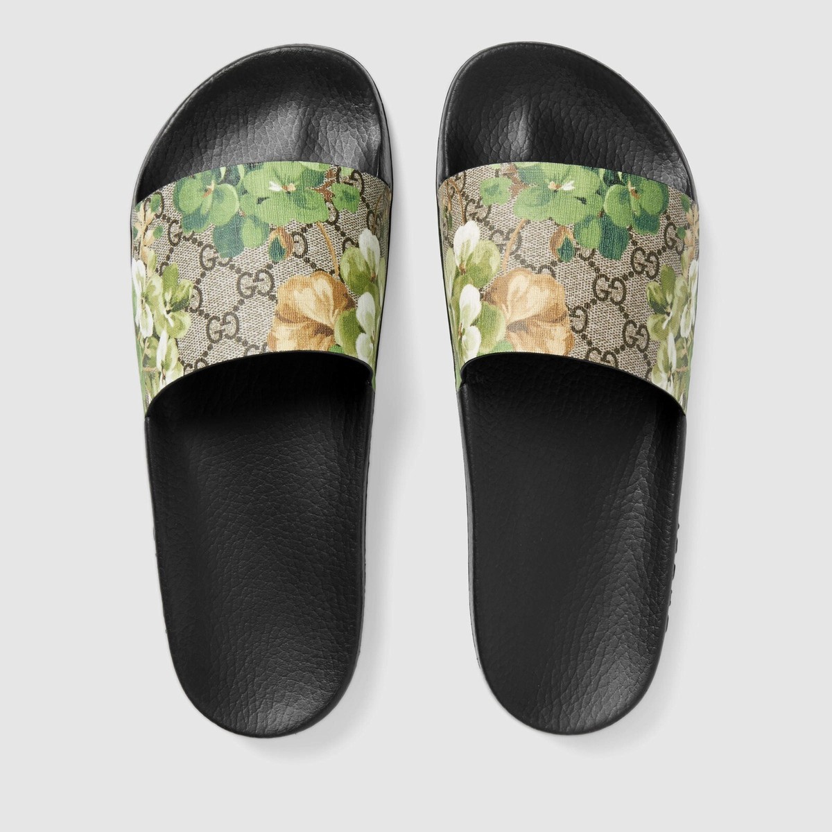 Gardening Blooms Supreme Slides Gucci Slides Pink Flowers SUPER RARE ...