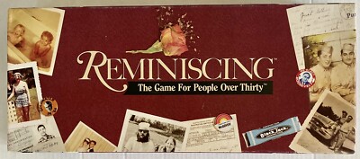 RARE! Vintage 1989 REMINISCING BOARD GAME For People Over Thirty ...