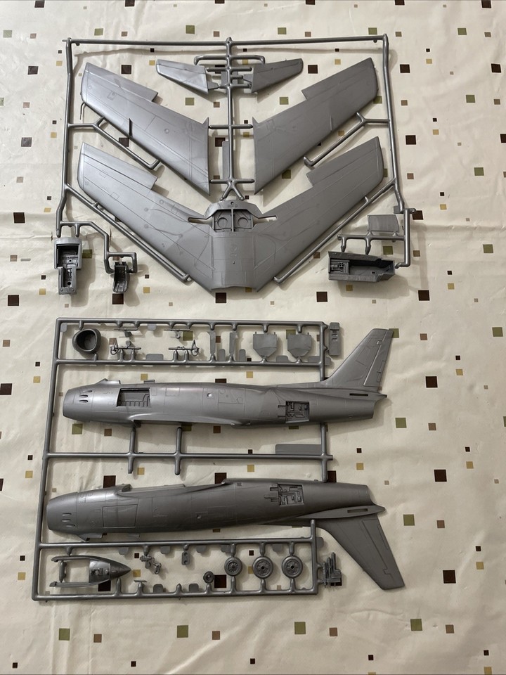 Monogram F-86 Sabre Jet. 1/48 Loose In Box | eBay UK