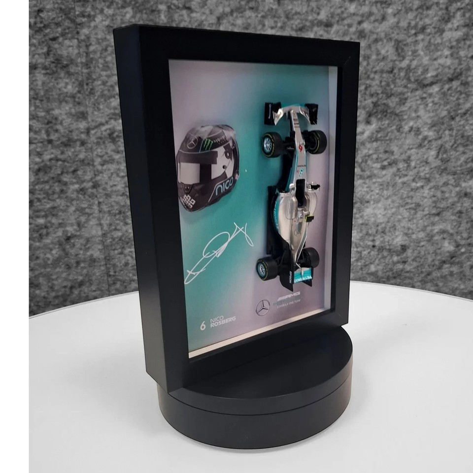 Nico Rosberg #6 – Mercedes – 3D Schattenbox – 1:43 – 13×18 cm | eBay