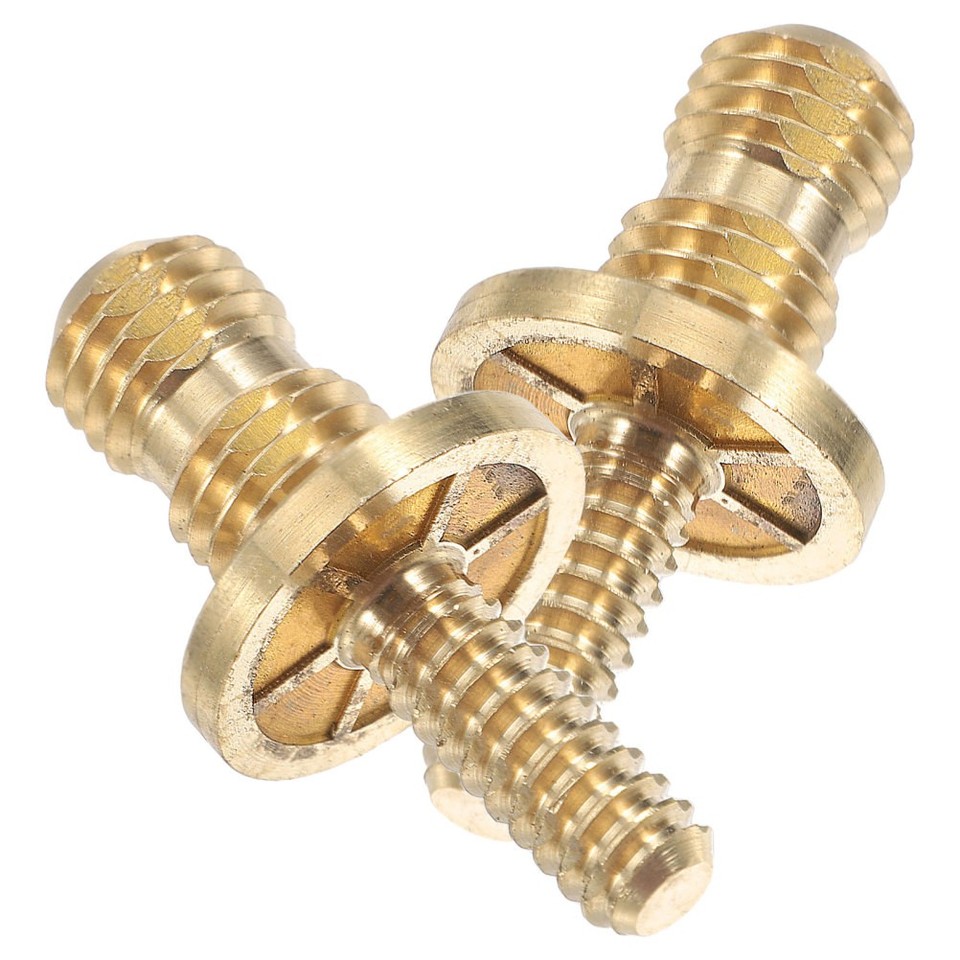 2pcs Billiard Cue Extension Screw: 3/4 Brass Joint Enhance Stability ...