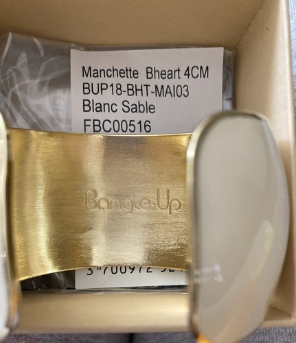 ‘Bangle Up of Paris’ two hearts statement Bangle Manchette boxed RRP £ ...