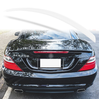 Painted Rear Boot ABS Spoiler For Mercedes Benz SLK R172 11-15 Polar ...