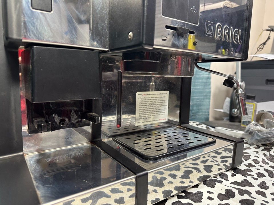 Briel EG281 APG Multi-Pro Pump Espresso Machine w/Built-In Coffee ...