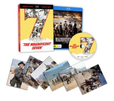 THE MAGNIFICENT SEVEN - BLU-RAY - LIMITED EDITION - NUMBERED - CARDS ...
