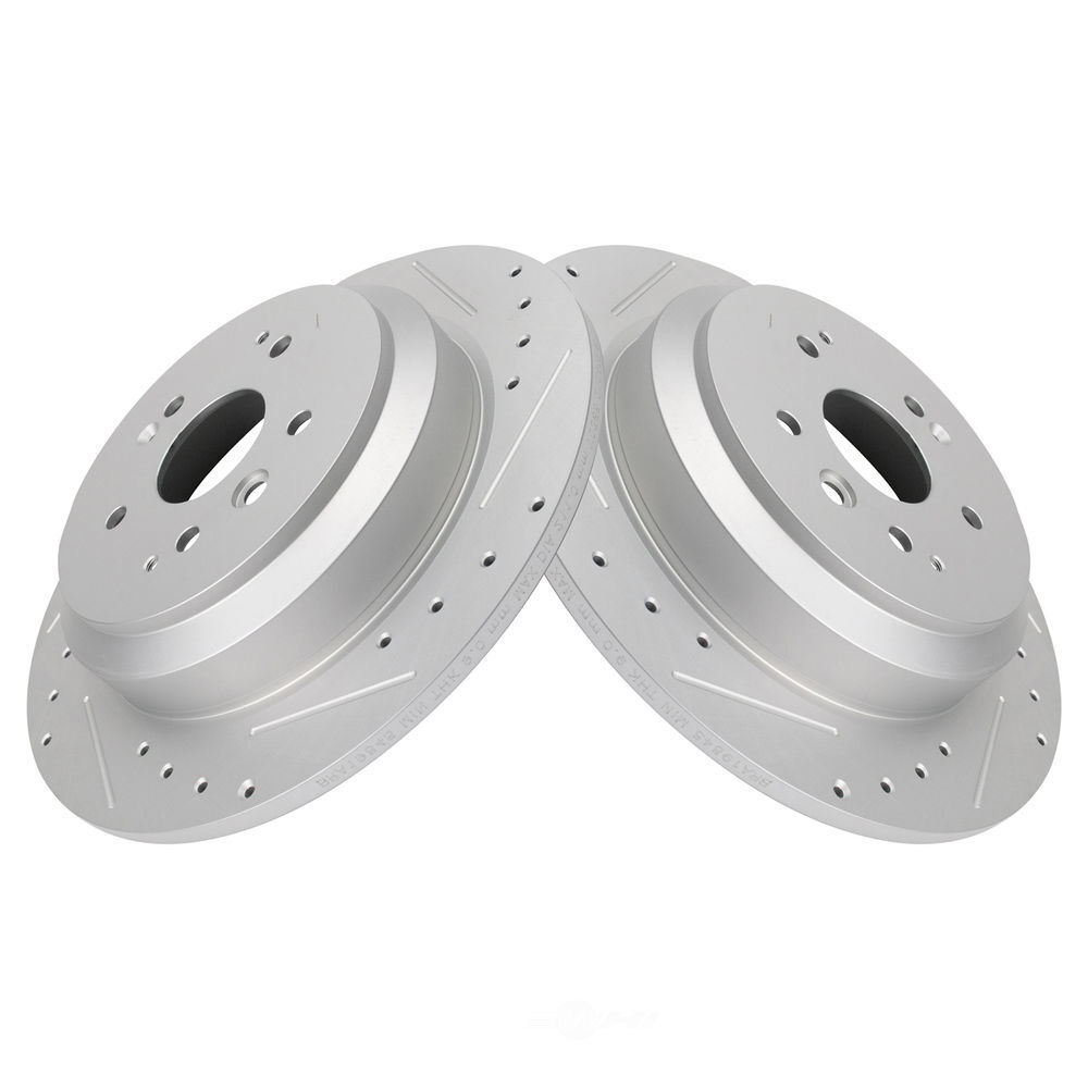 Disc Brake Rotor Set-Performance 2 Piece Brake Rotor Set TRQ fits 2014 ...