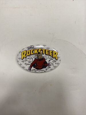 Disney The Rocketeer Oval Button Pin Pinback Dave Stevens Movie Promo ...