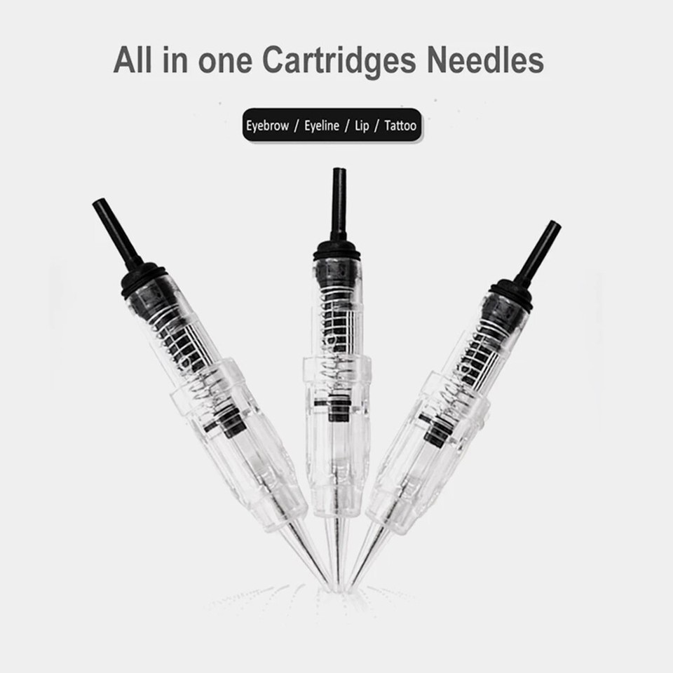 Eyebrow Tattoo Needle Microblading Permanent Makeup Cartridge Needles ...