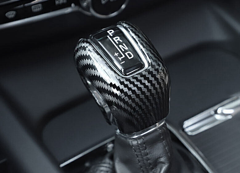 For Volvo XC90 2016-22 Carbon Fiber pattern Center Console Gear Shift ...