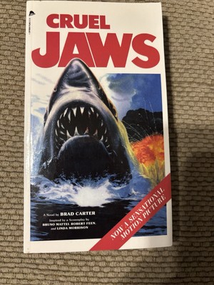 Cruel Jaws Novelization by Brad Carter (2020, Mass Market ...