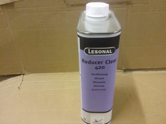 Lesonal Reducer Clear 420 1 Litre 2k Thinner Akzo Solvent for sale ...