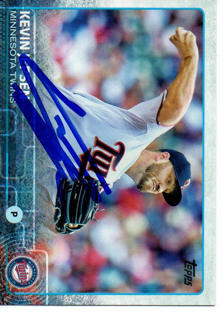 Kevin Jepsen Minnesota Twins 2015 Topps Update Signed Card | eBay