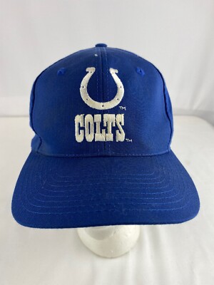 Vintage Indianapolis Colts Eastport Sports Script Snapback Adjustable ...