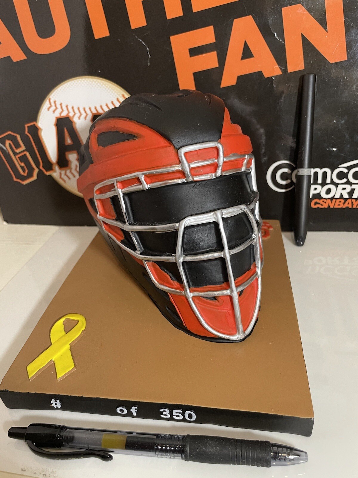 Rare Buster Posey SF Giants Triples Alley Helmet /350 Posey print | eBay