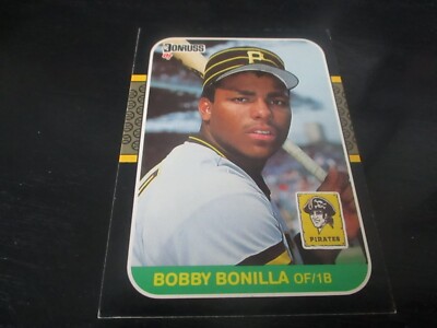 bobby bonilla (pittsburgh pirates - of) 1987 donruss ROOKIE CARD #558 ...