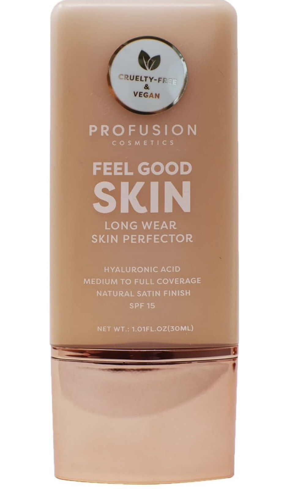 PROFUSION FEEL GOOD SKIN Skin Perfector Foundation Medium 5. 1.0oz/30ml ...