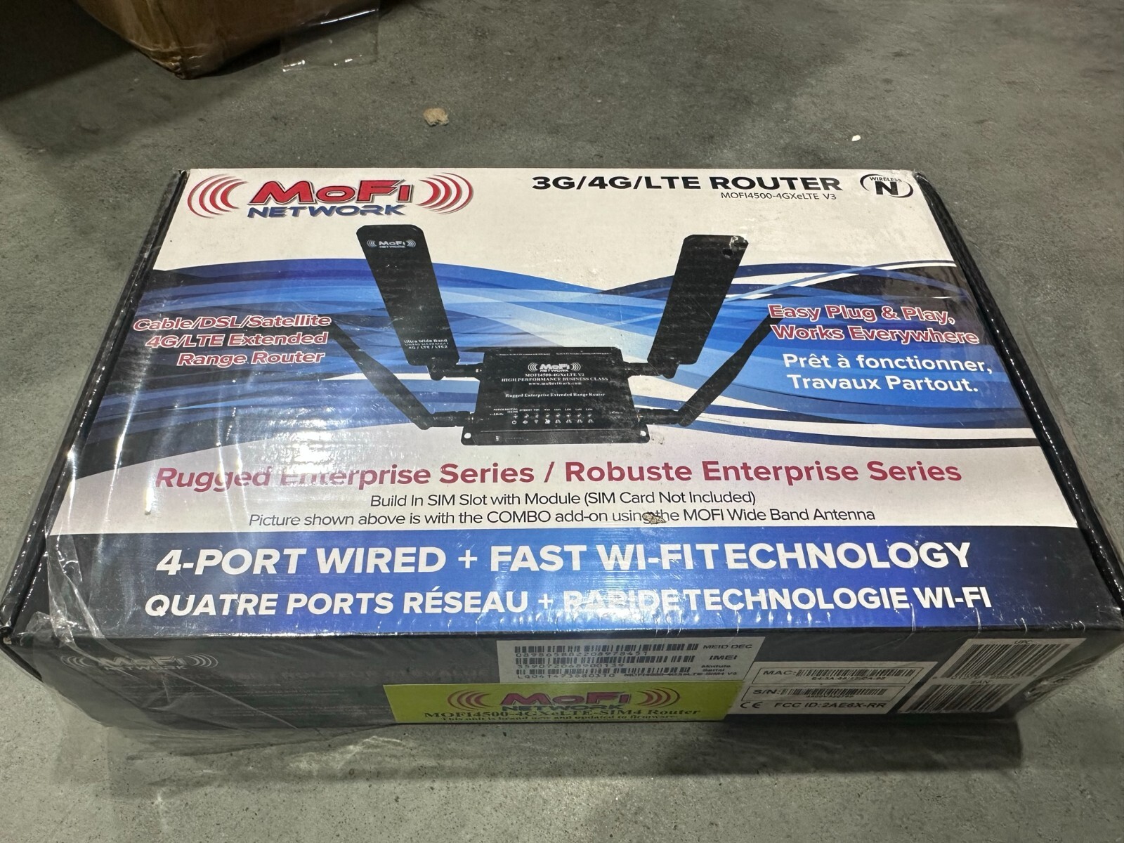 Mofi Network MOFI4500-4GXeLTE V2 4G/LTE Router Open Box 601279996003 | eBay